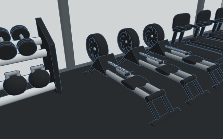 3D design Classic Gym - Tinkercad