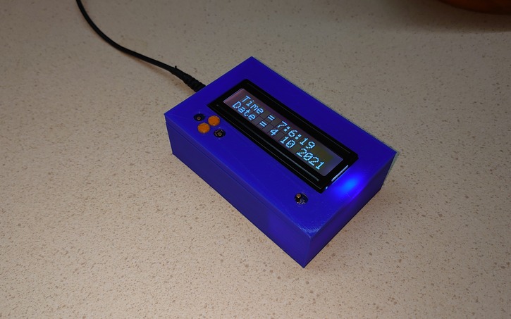 3D design 16 x 2 LCD / WEMOS D1 Arduino Enclosure - Tinkercad
