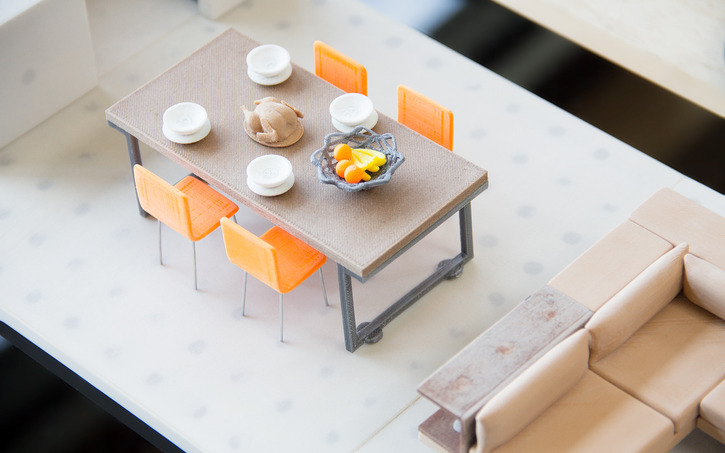 3D design Contemporary dining table and chairs - Modular Magnetic (Beta ...