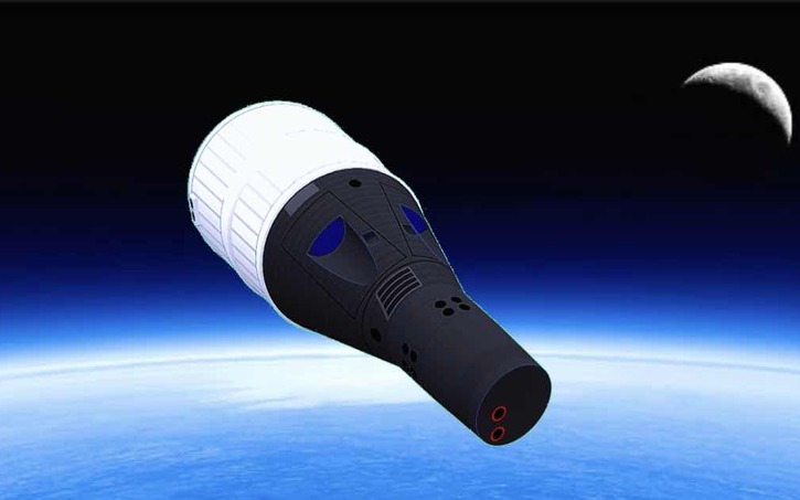 3d Design 1960s Rocket Capsulepayload Module Tinkercad