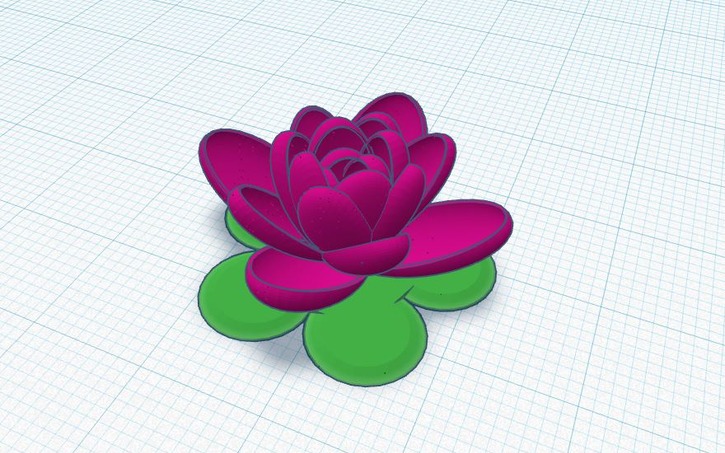 3D design Lotus - Tinkercad