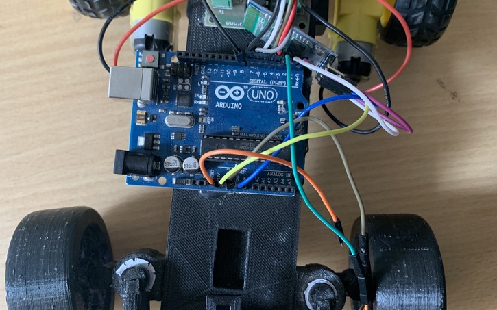 3D design Arduino Car Chassis Design - Tinkercad