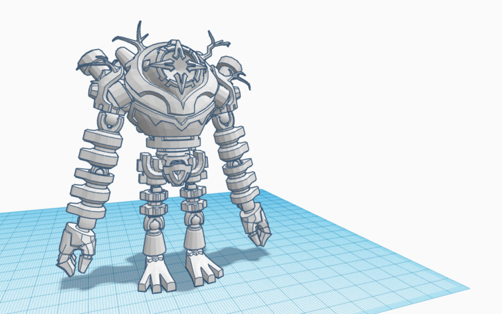 3D design Field Tiller Articulated Figure - Tinkercad