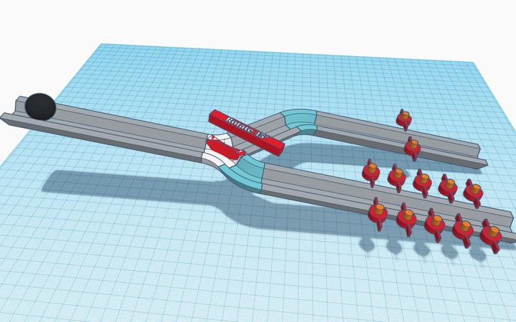 3D design Marble Run Points - SIM LAB - Tinkercad