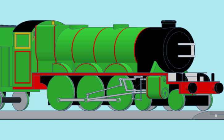 3D design Henry the Green Engine (LMS Stanier Black 5) - Tinkercad