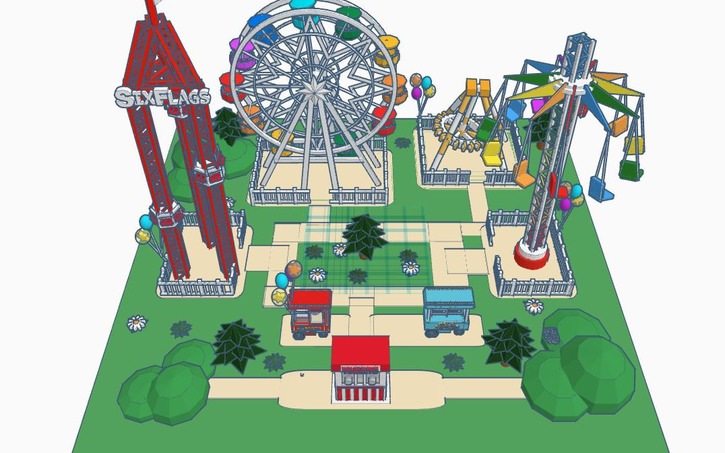 3D design Amusement Park - Tinkercad