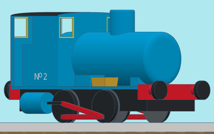 3D design Andrew Barclay Works Fireless Engine No.2 - Tinkercad