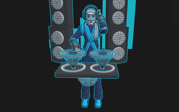 3D design Futuristic Sci-Fi DJ - Tinkercad