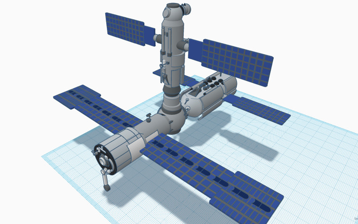 3D design Part of the ISS - Tinkercad