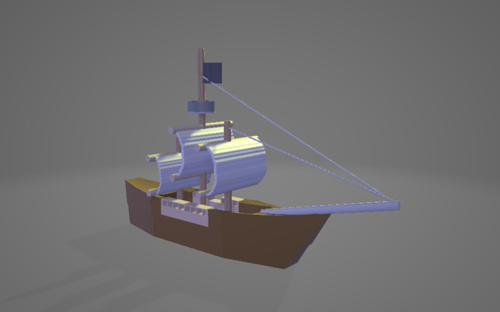 3D design Pirate ship - By BernardoDesign - Tinkercad