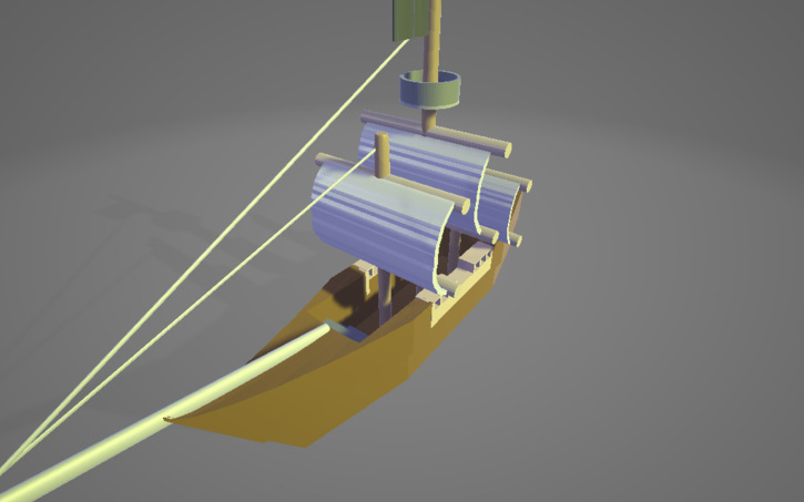3D design Pirate ship - By BernardoDesign - Tinkercad