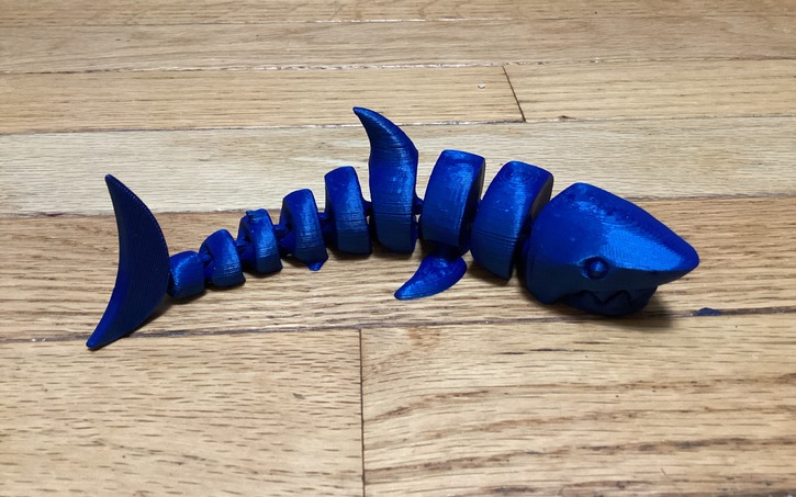 3D design Articulated Shark - Tinkercad