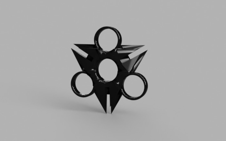 3D design Tri-Point Spinner - Tinkercad