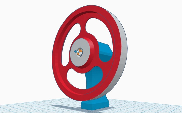3D design Flywheel - Tinkercad