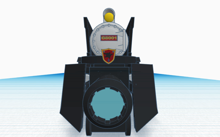 3D design (GR-001) Star Train Neo Big One - Tinkercad