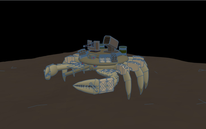 3D design Crab tank (entry) - Tinkercad