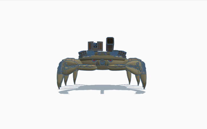 3D design Crab tank (entry) - Tinkercad