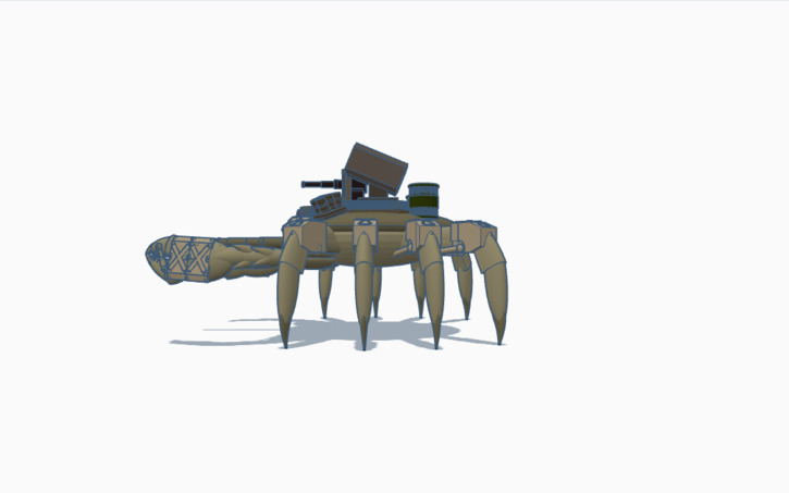 3D design Crab tank (entry) - Tinkercad