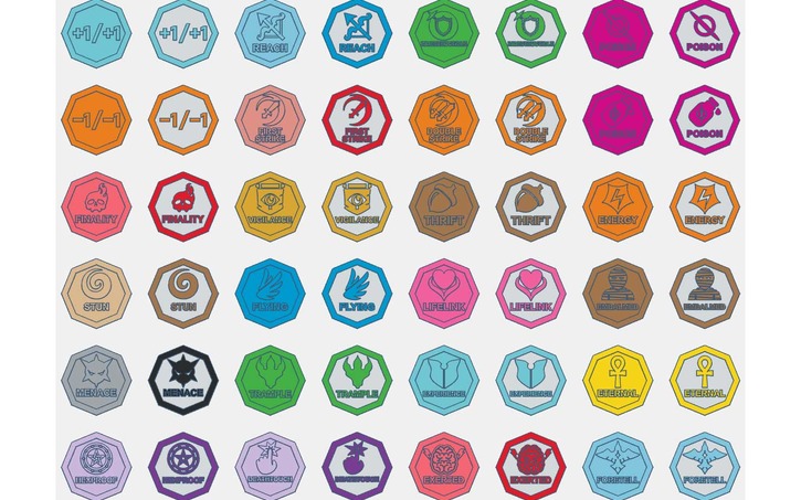 3D design Magic MTG & RPG Tokens Coins (single side) - Tinkercad