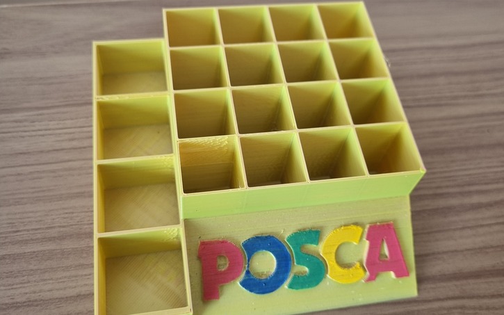 3D design Uni Posca Holder - Tinkercad