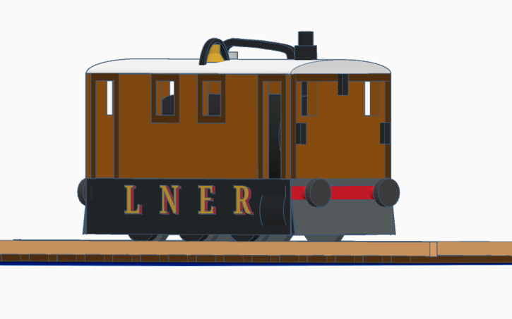 3D design LNER J70/GER C53 0-6-0 Tram (Toby's Brothers) - Tinkercad
