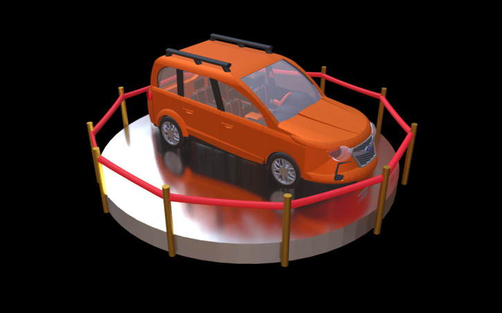 3D design Upgraded Orange 2016 Subaru Forester - mythics - Tinkercad