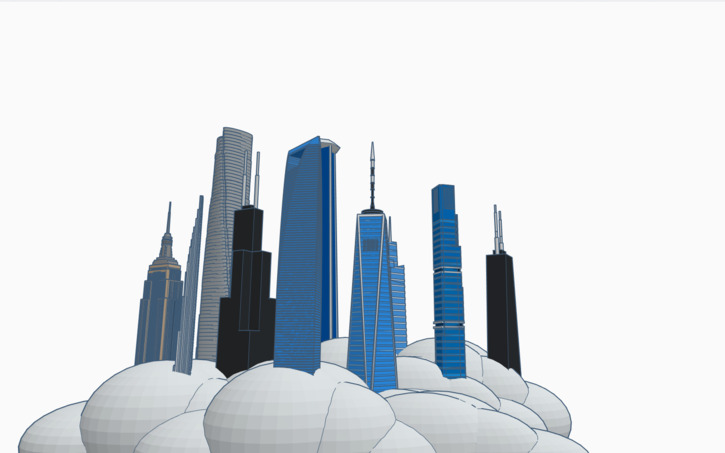 3D design World's Tallest Buildings 2021 - Tinkercad