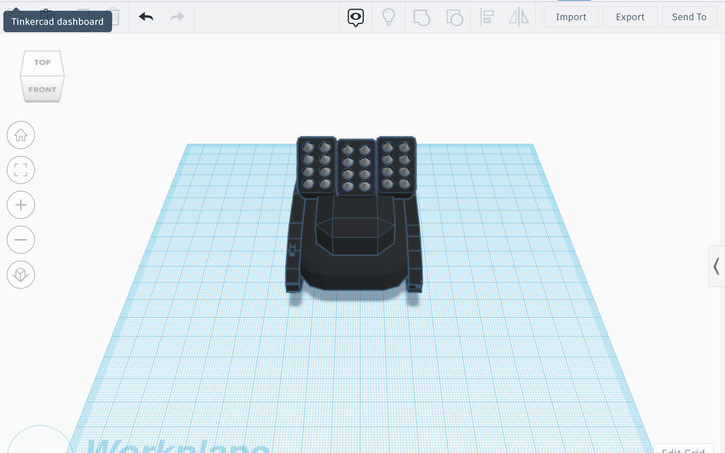 3D design Tank MK VI (Missile launcher) - Tinkercad