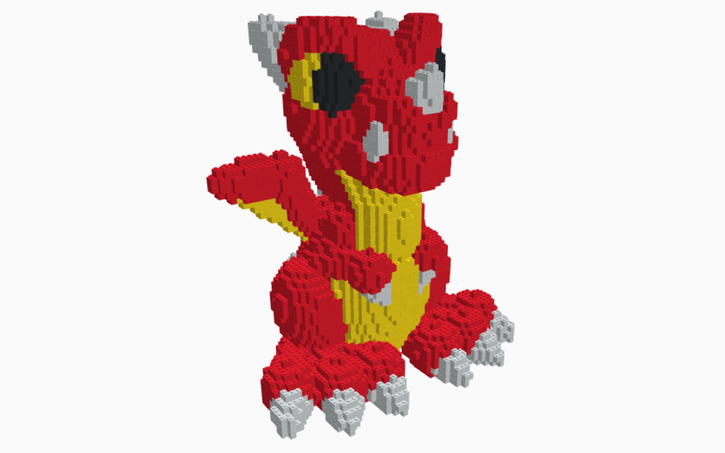3D design Dragonling #Brickable - Tinkercad