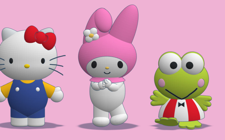 3D design Sanrio Characters - Tinkercad