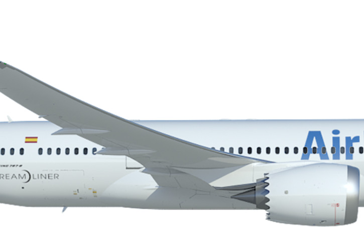 3D design AIR EUROPA BOEING 787-9 DREAMLINER - Tinkercad