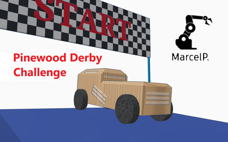 3D design Pinewood Derby Car - Tinkercad