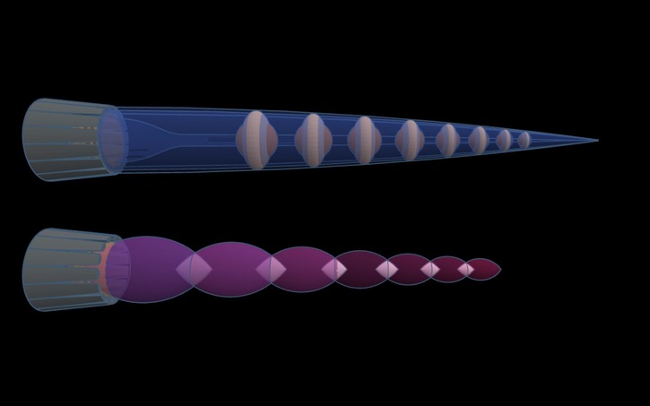 3D design Afterburner - Mach Diamonds - Tinkercad