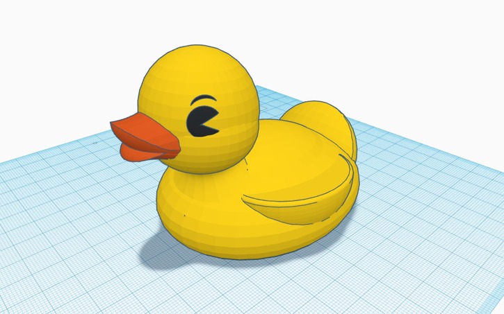 3D design Duckie - Tinkercad