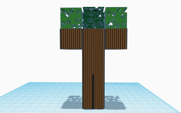 3D design Treebolin (Minecraft Mob Contest) - Tinkercad