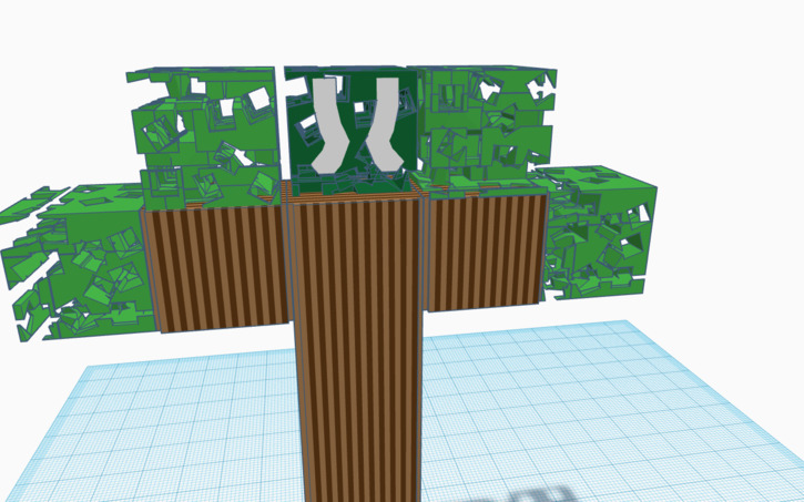 3D design Treebolin (Minecraft Mob Contest) - Tinkercad
