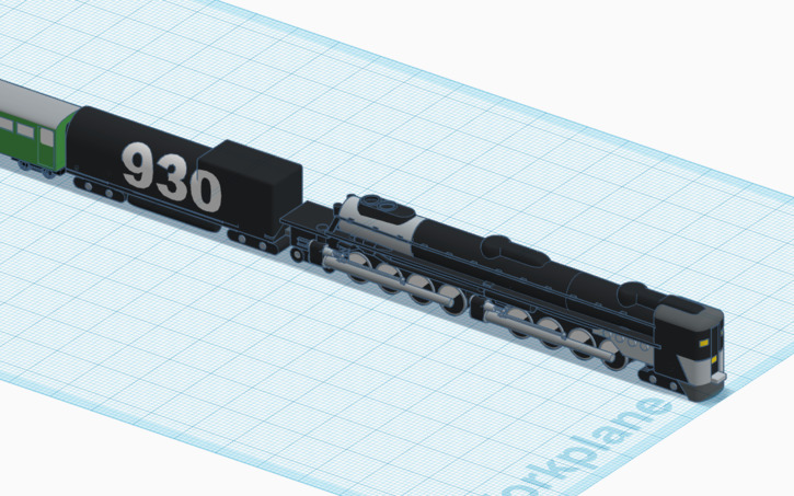 3D design (GR-930) Star Train Larry - Tinkercad