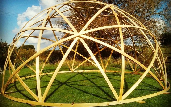 3D design Dome Frame (6m) - Tinkercad