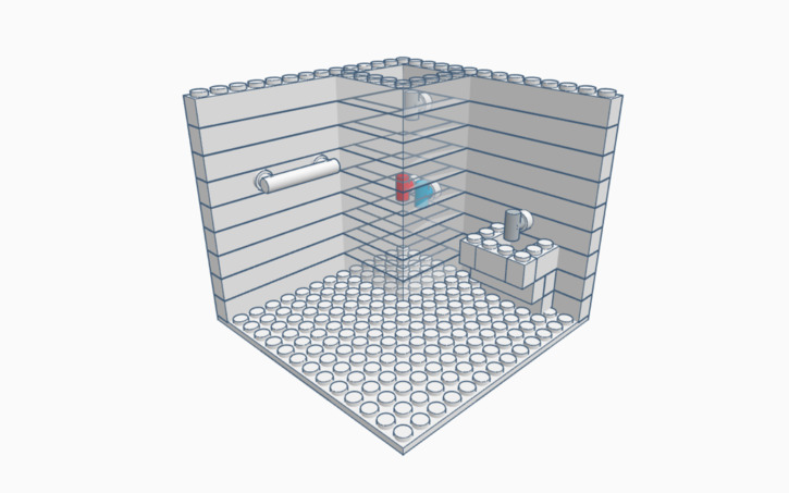 3D design Lego Bathroom - Tinkercad