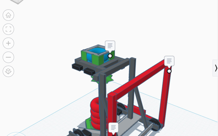 3D design Vex Robotics - Tinkercad