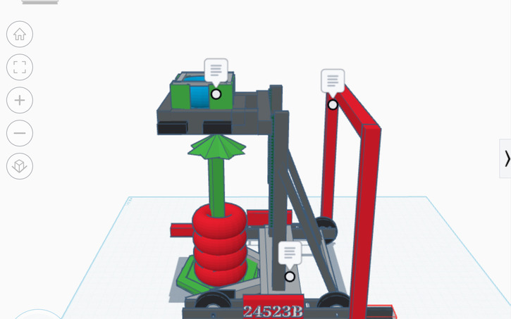3D design Vex Robotics - Tinkercad