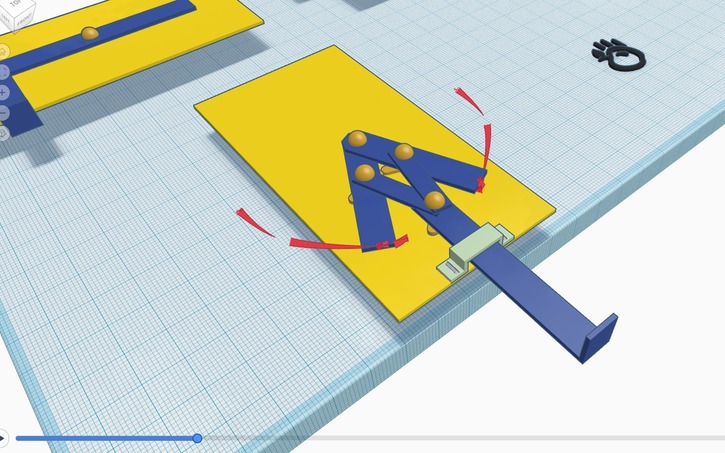 3D design Levers and Linkages SIM LAB - Tinkercad