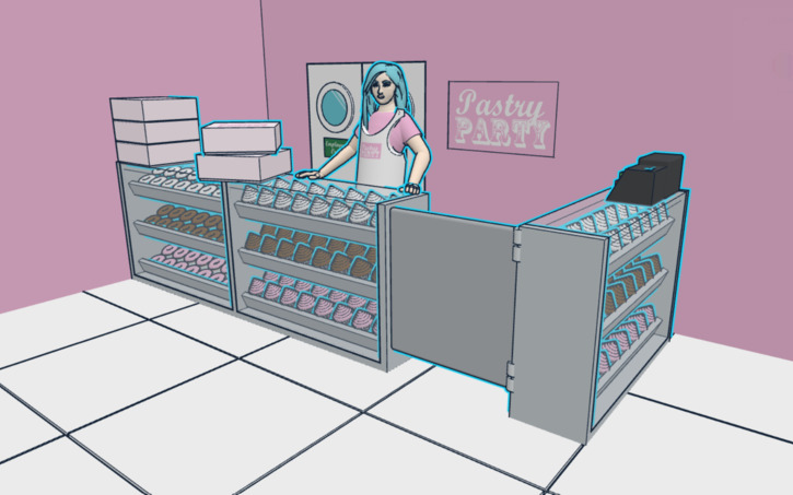 3D design The Pastry Party Bakery - Tinkercad