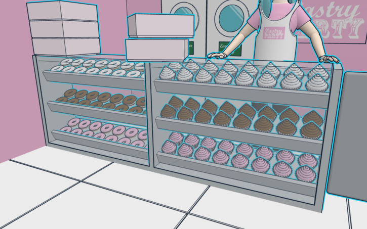 3D design The Pastry Party Bakery - Tinkercad