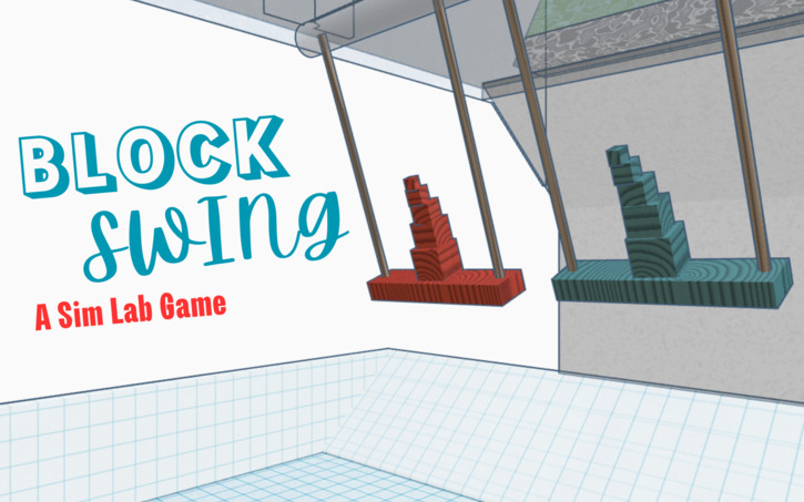 3D design Block Swing - Sim Lab Game - Tinkercad
