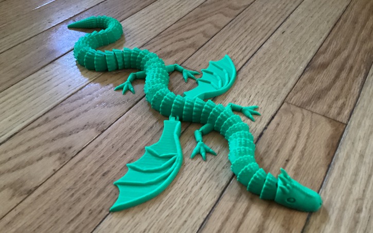 3D design Articulated Nature Dragon - Tinkercad