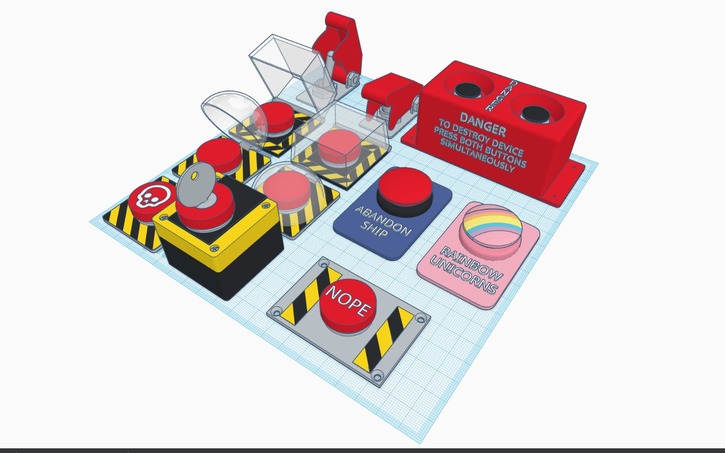 3D design Dangerous Switches - Tinkercad