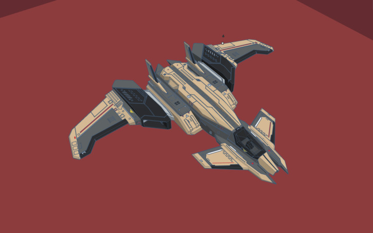 3D design Sci-fi Jet - Tinkercad