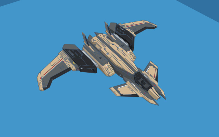 3D design Sci-fi Jet - Tinkercad