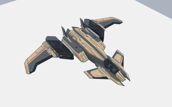3D design Sci-fi Jet - Tinkercad